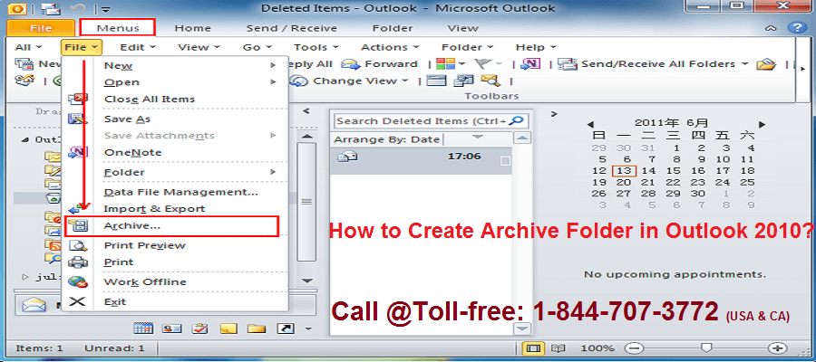 How To Create Archive Folder In Outlook 2010 | FeedsFloor