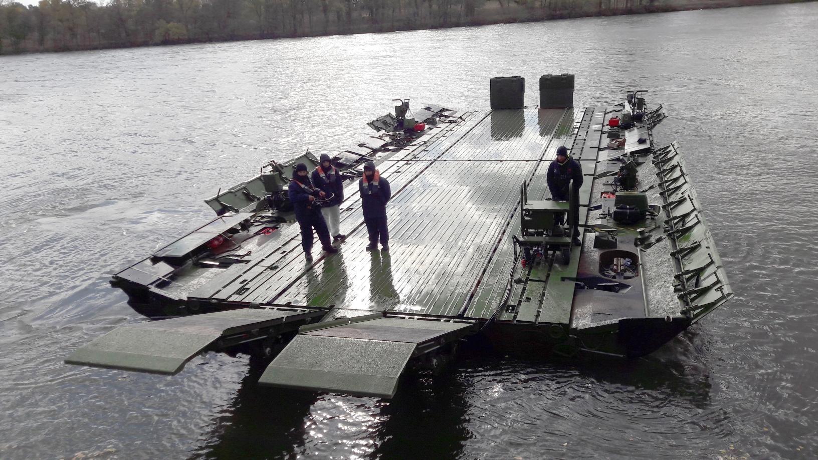 A Modernized Version of Motorized Floating Bridges for the French Army ...